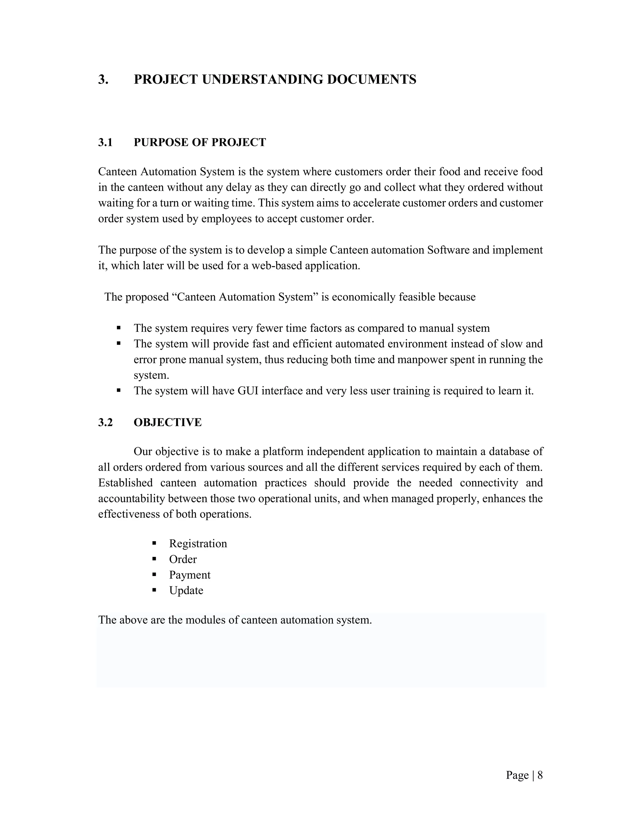 Canteen automation system (updated) revised | PDF