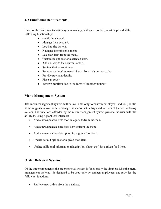 Canteen automation system (updated) revised | PDF | Computer Software and Applications | Computing