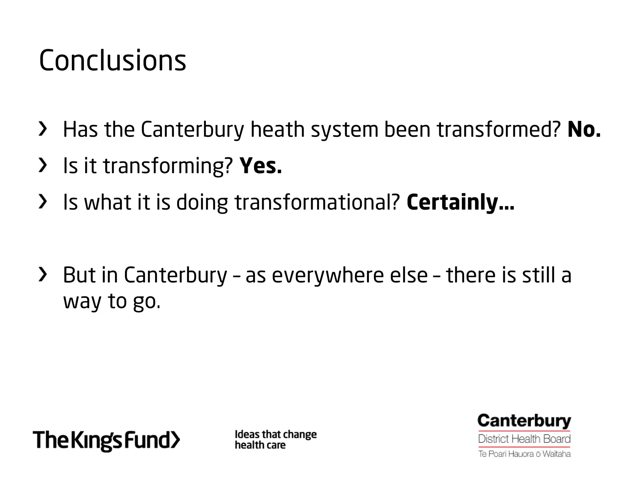 Nicholas Timmins: Canterbury, New Zealand's quest for integrated care | PDF