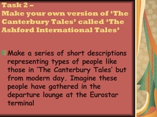 Canterbury Tales And The Social Environment | PPT