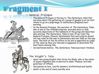 Canterbury tales | PPTX