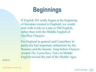 Canterbury tales | PPT