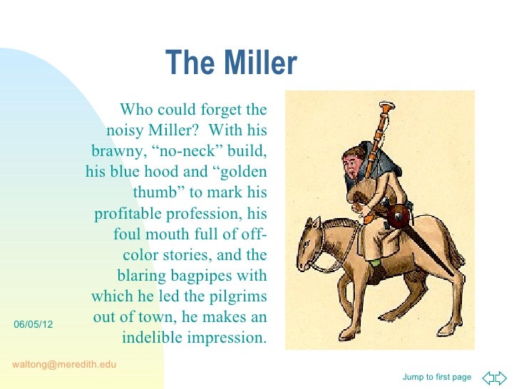 What Is A Miller Canterbury Tales at Sam Vanthoff blog