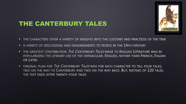 Canterbury Tales | PPT