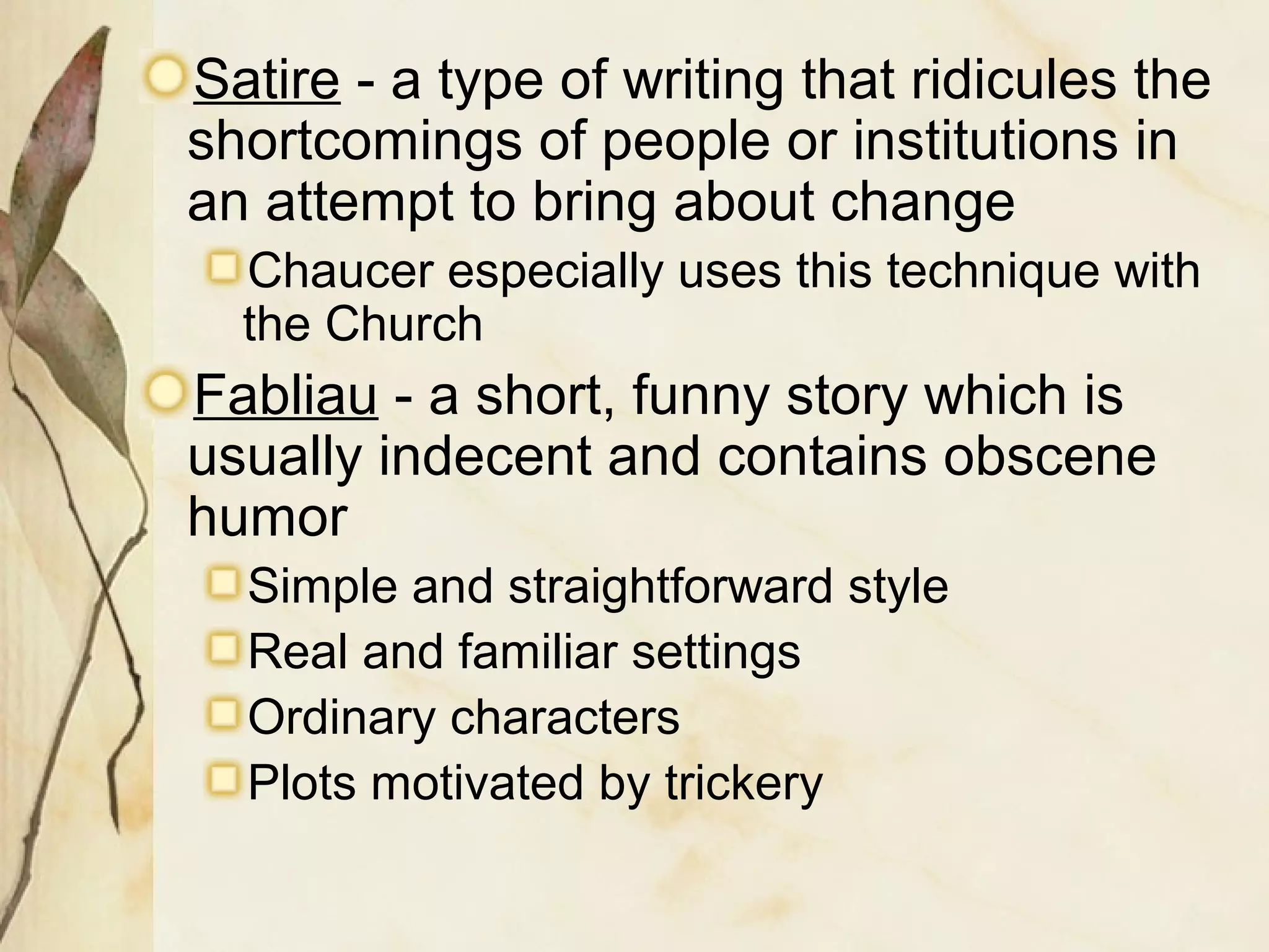 Canterbury Tales Background | PPT | Christianity | Religion & Spirituality