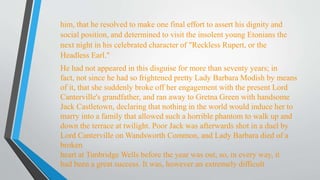 Canterville ghost | PPTX | Paranormal Phenomena | Hobbies & Interests