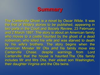 The Canterville Ghost | PPT