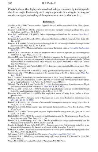 Can the vacuum be engineered for space flight applications by h.e.puthoff | PDF