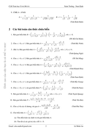 Can thuc [2014] | PDF