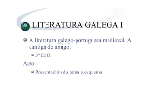 Cantiga de amigo | PPT