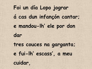 Cantiga de escarnio | PPTX