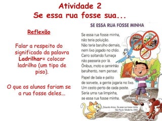 Atividades a partir da Cantiga de Roda se essa rua fosse minha | PPTX
