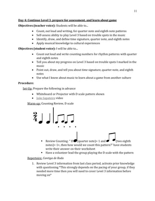 Cantiga Roda Lesson Plans | PDF