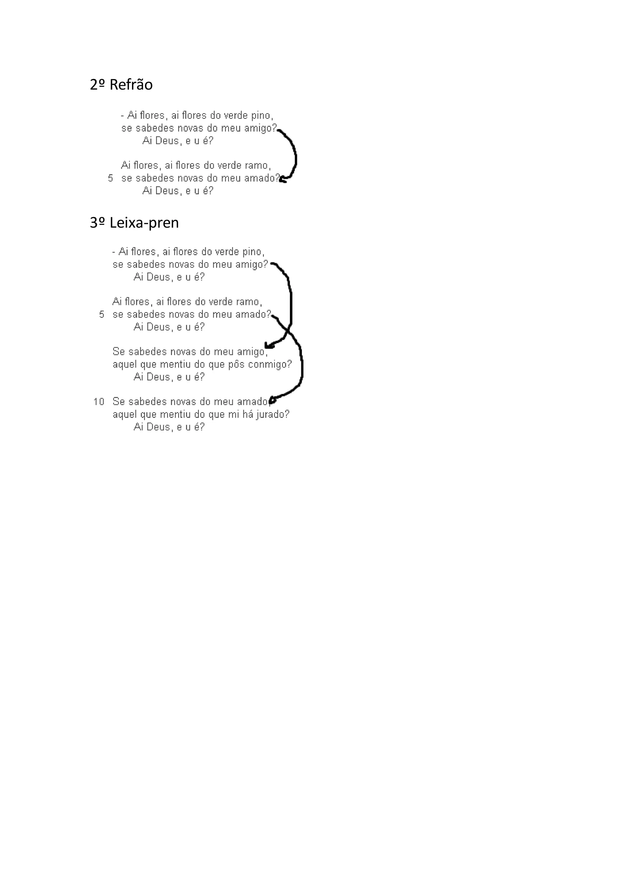 Poesia Trovadoresca: cantigas de amigo | DOCX | Poetry | Books and ...