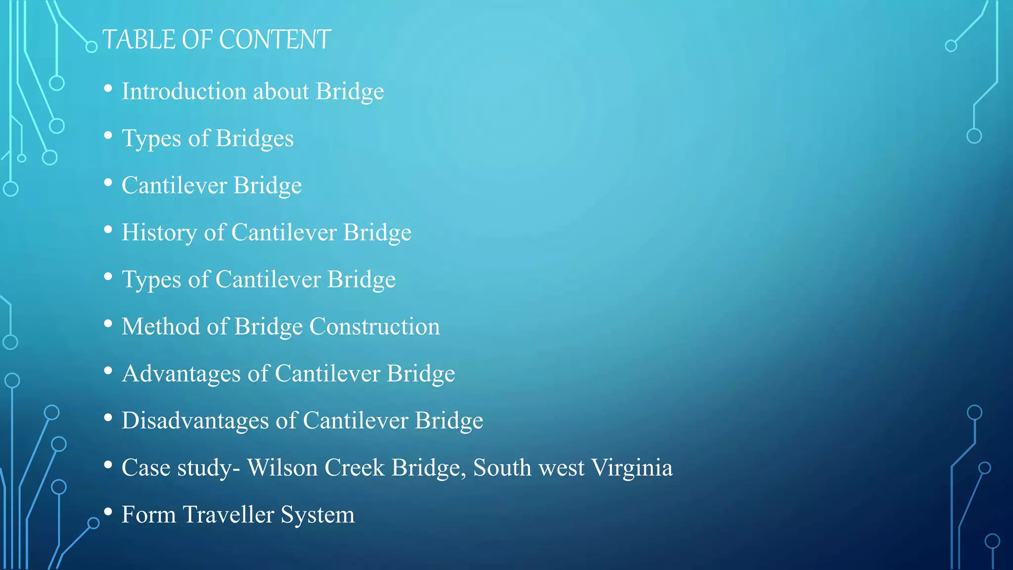 Cantilever bridge construction | PPTX