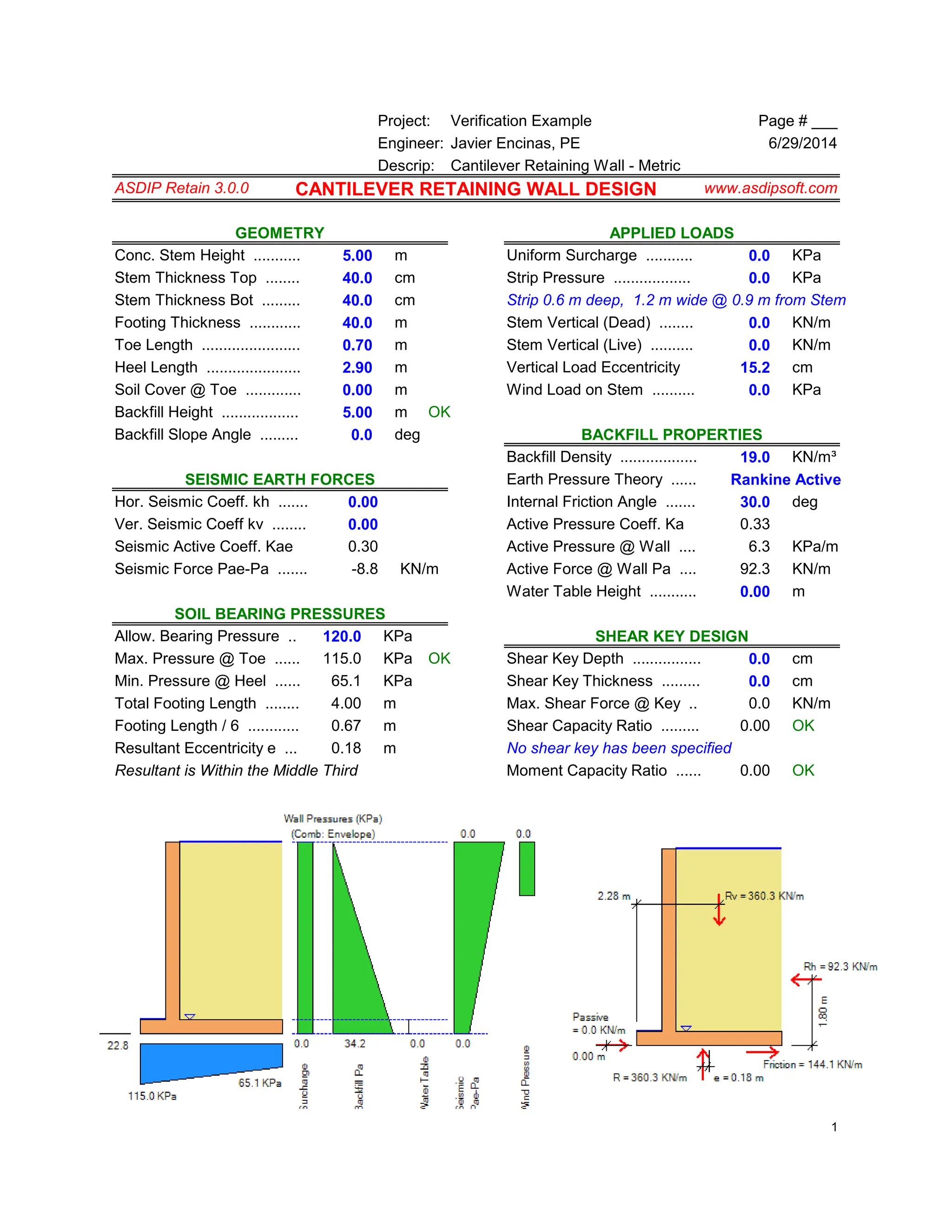 CANTILEVER RETAINING WALL FOR CIVIL ENGINEER | PDF