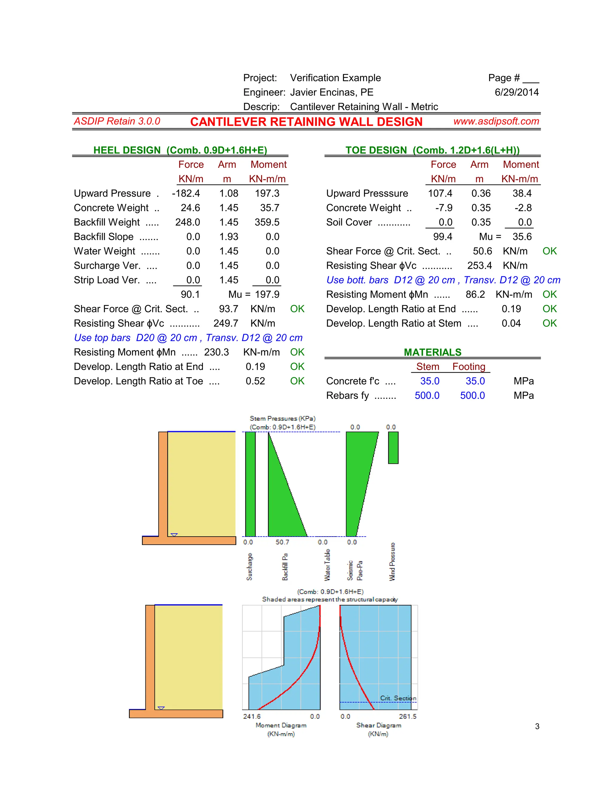 CANTILEVER RETAINING WALL FOR CIVIL ENGINEER | PDF