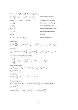 Cantilever retaining wall design example | PDF