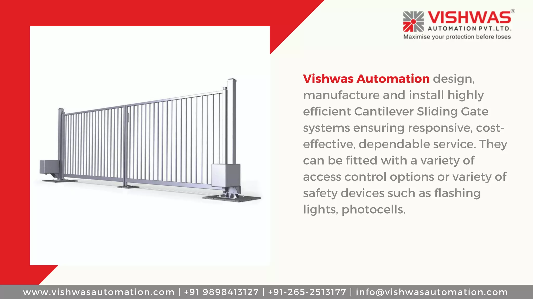 Cantilever Sliding Gates | Automatic Sliding Gates India | PDF