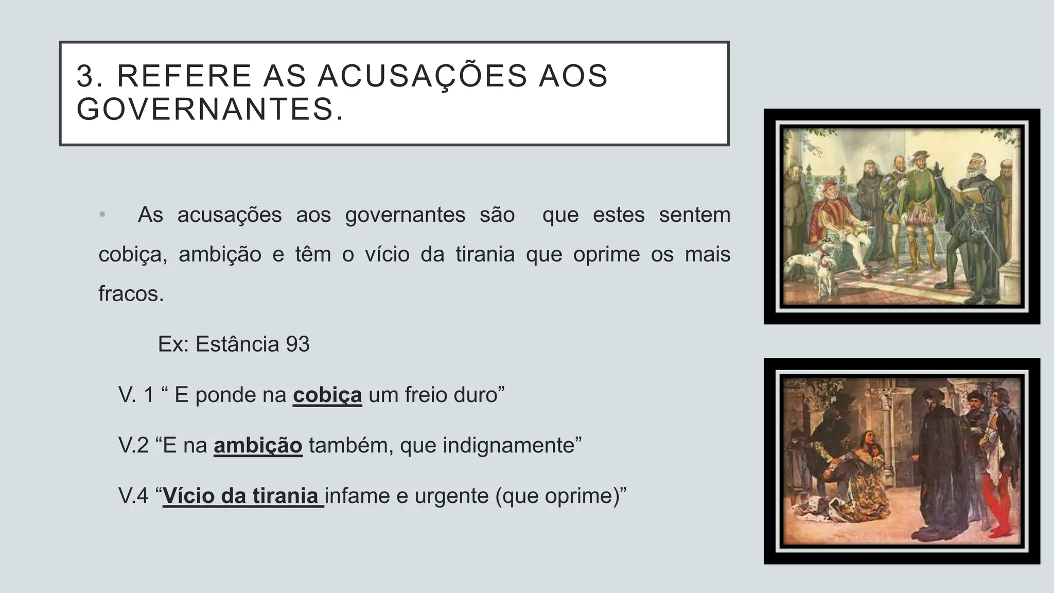 Canto IX - estâncias 88-95, Reflexões do Poeta | PPTX