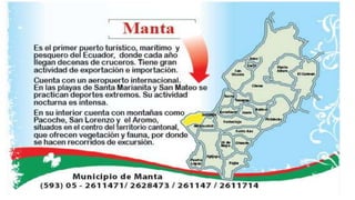 Cantones de Manabi | PPTX
