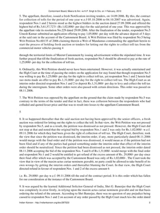 Cantonment board vs. k.p.singh | PDF | Legal Services Industry | Industries