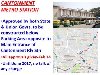 Cantonment metro station a case study1 rajkumar | PPTX