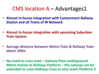 Cantonment metro station a case study1 rajkumar | PPTX