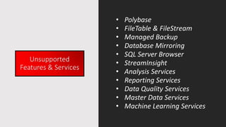 What's new in SQL Server 2017 | PPT