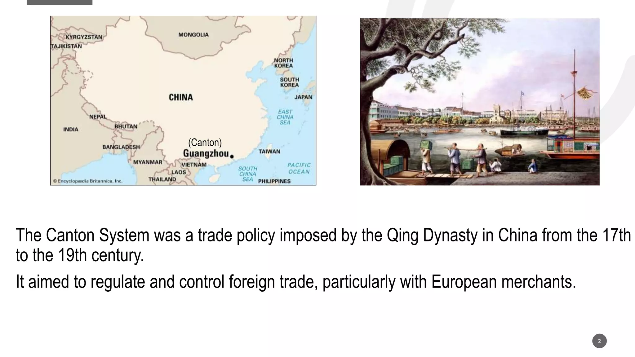 Canton Trade System in China | PPT
