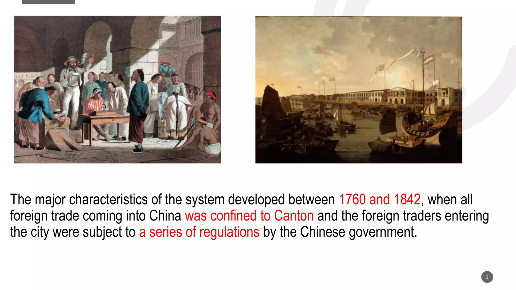 Canton Trade System in China | PPTX