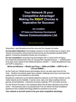 CANTO Presentation July 2009 | PDF