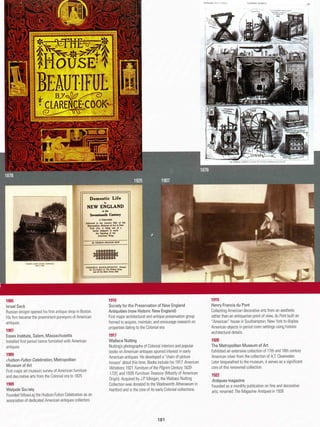 Jay Cantor, Defining Moments - timeline of American Decorative Arts | PDF