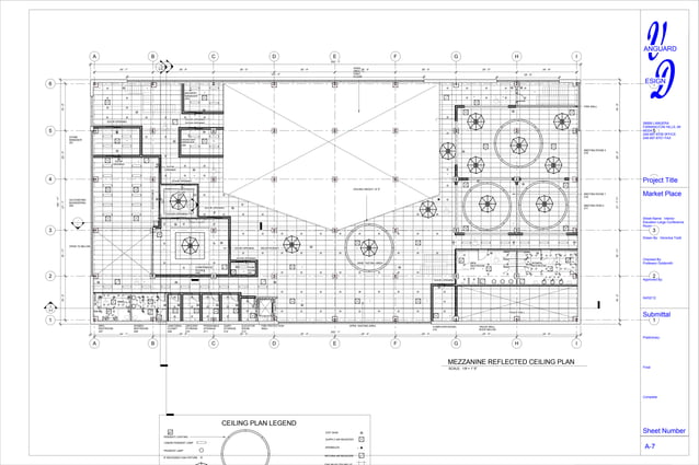 Cantoro market bldg system 2 sheet - a-7 - mezzanine reflected ceiling ...