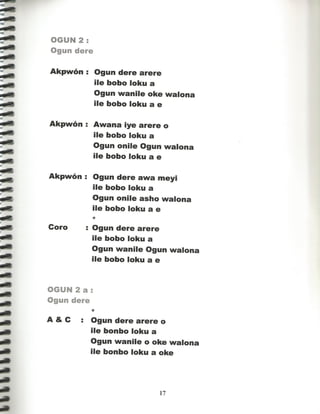 Cantos a oggun | PDF | Free Download