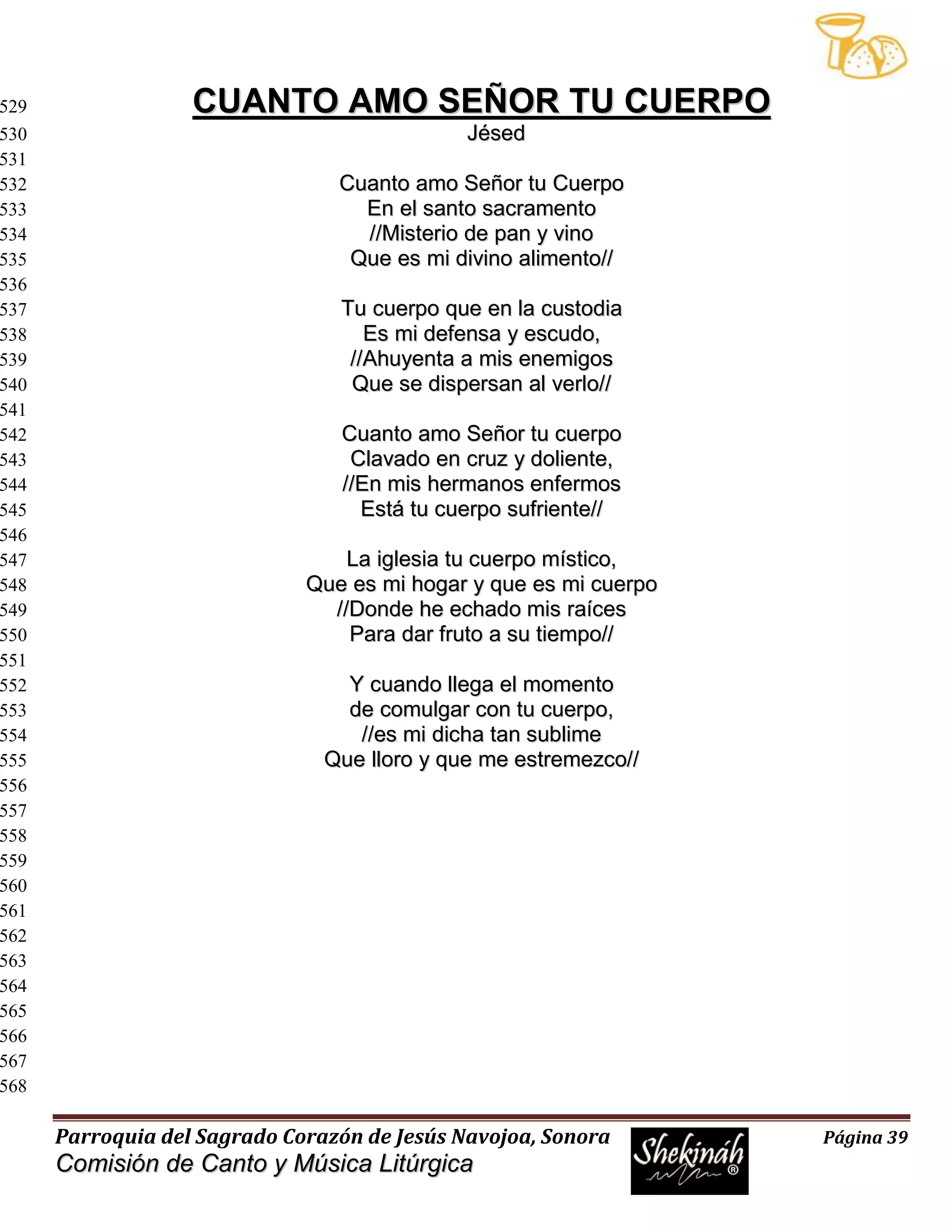 Cantos Eucaristicos Con Acordes 2012 Pdf