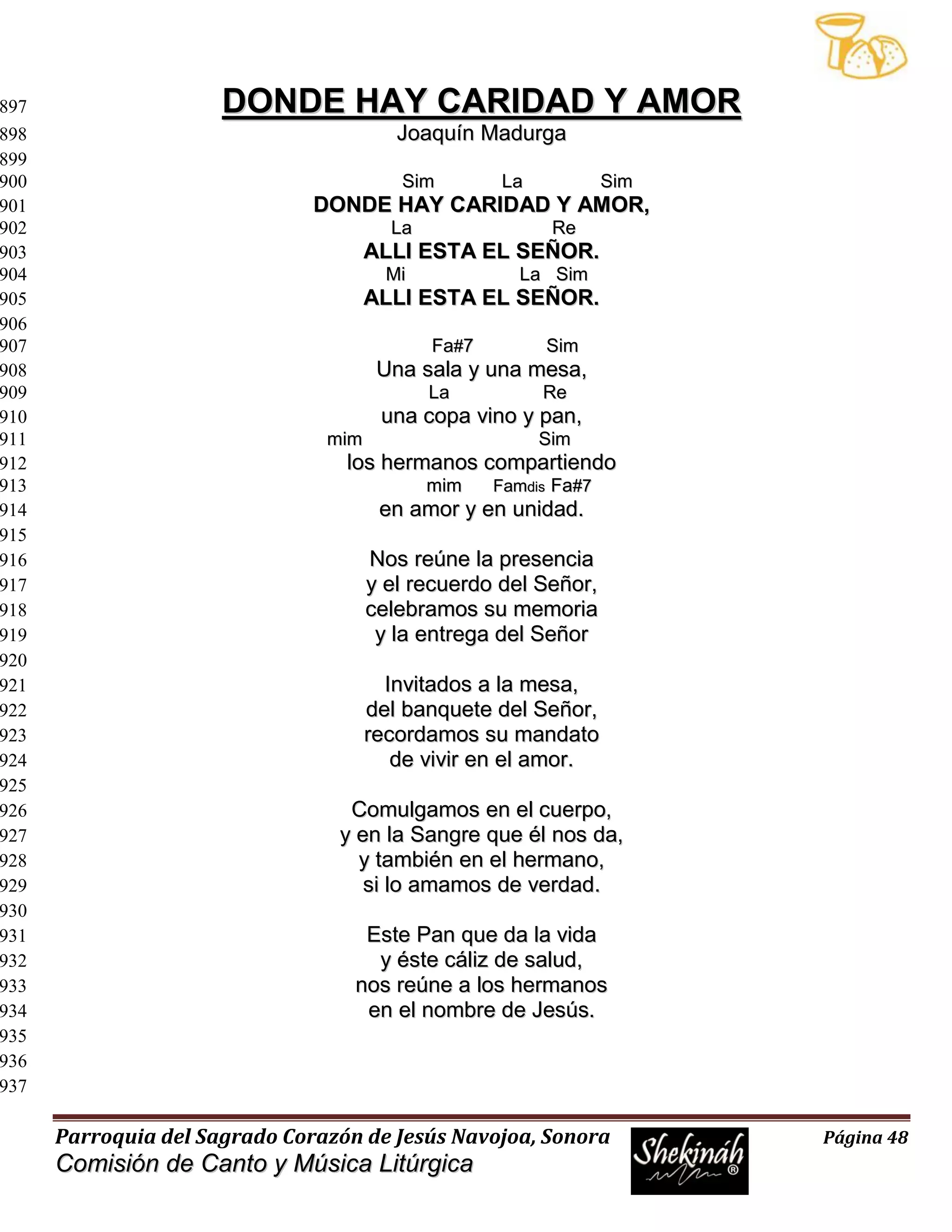 Cantos Eucaristicos Con Acordes 2012 Pdf
