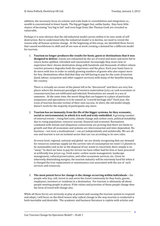Can tourism change its operating model | PDF