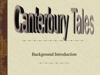 Canterbury Tales | PPT