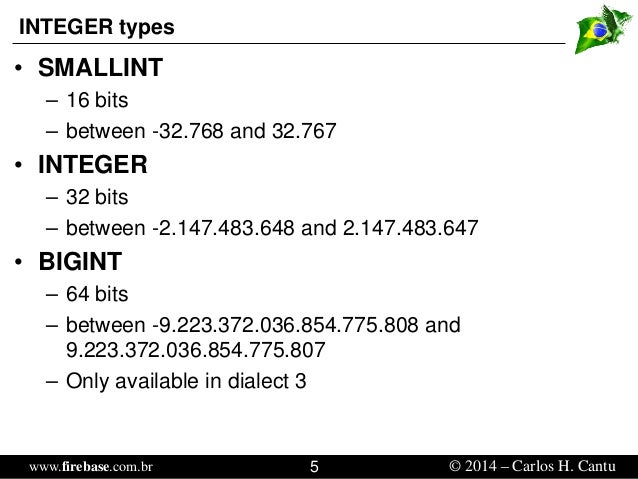 Understanding Numbers in Firebird SQL