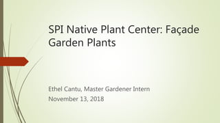 Native Plant Center Front Garden | PPTX