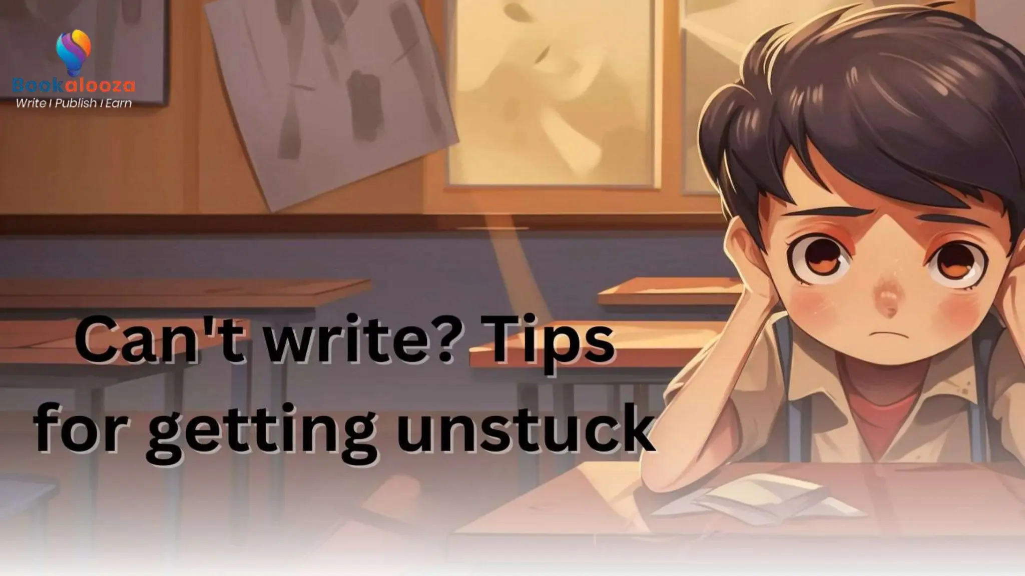 Cant write Tips for Getting Unstuck Bookalooza | PPT