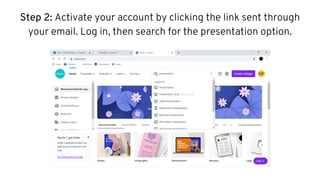 Canva e-portfolio tutorial | PDF