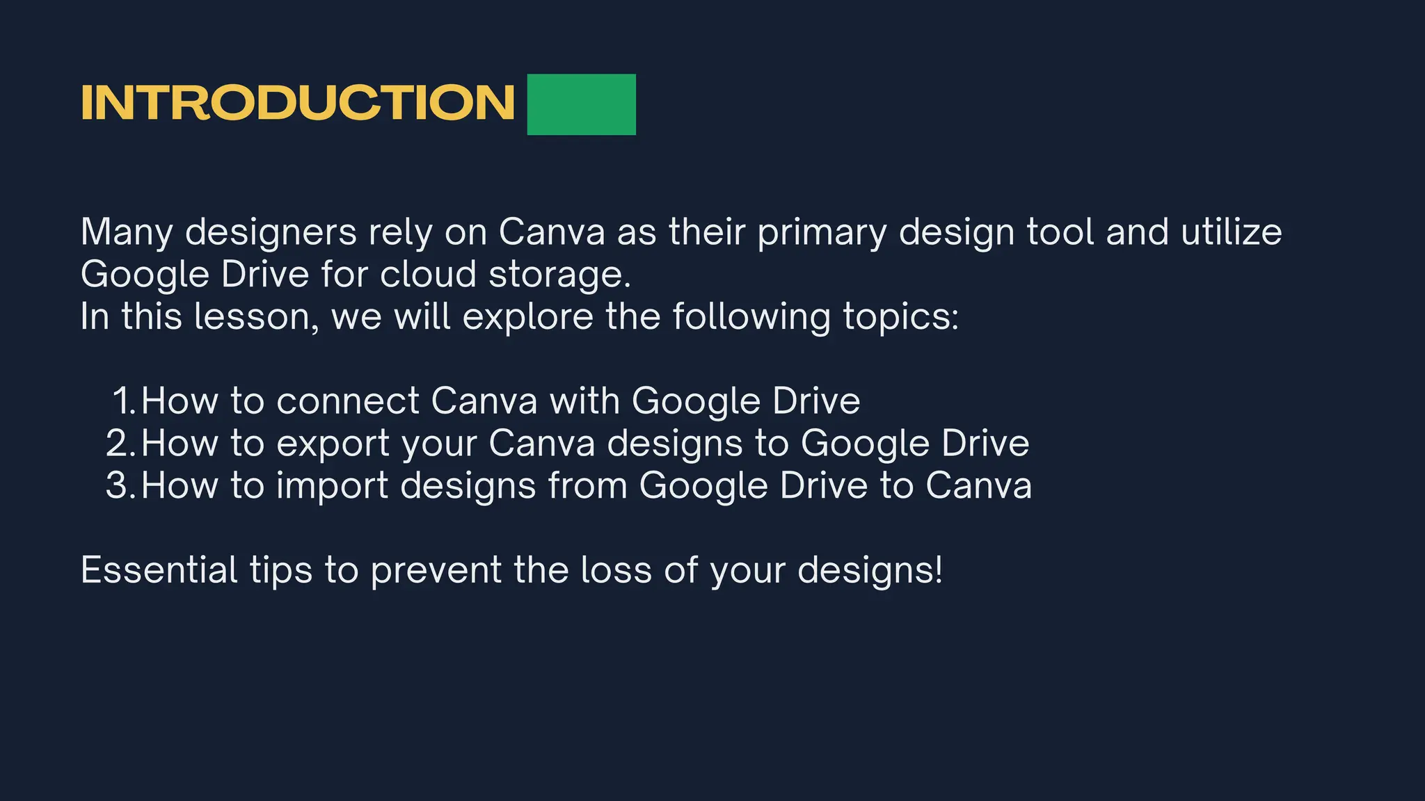 How to Connect Canva to Google Drive | Save Your Designs Safely | PDF