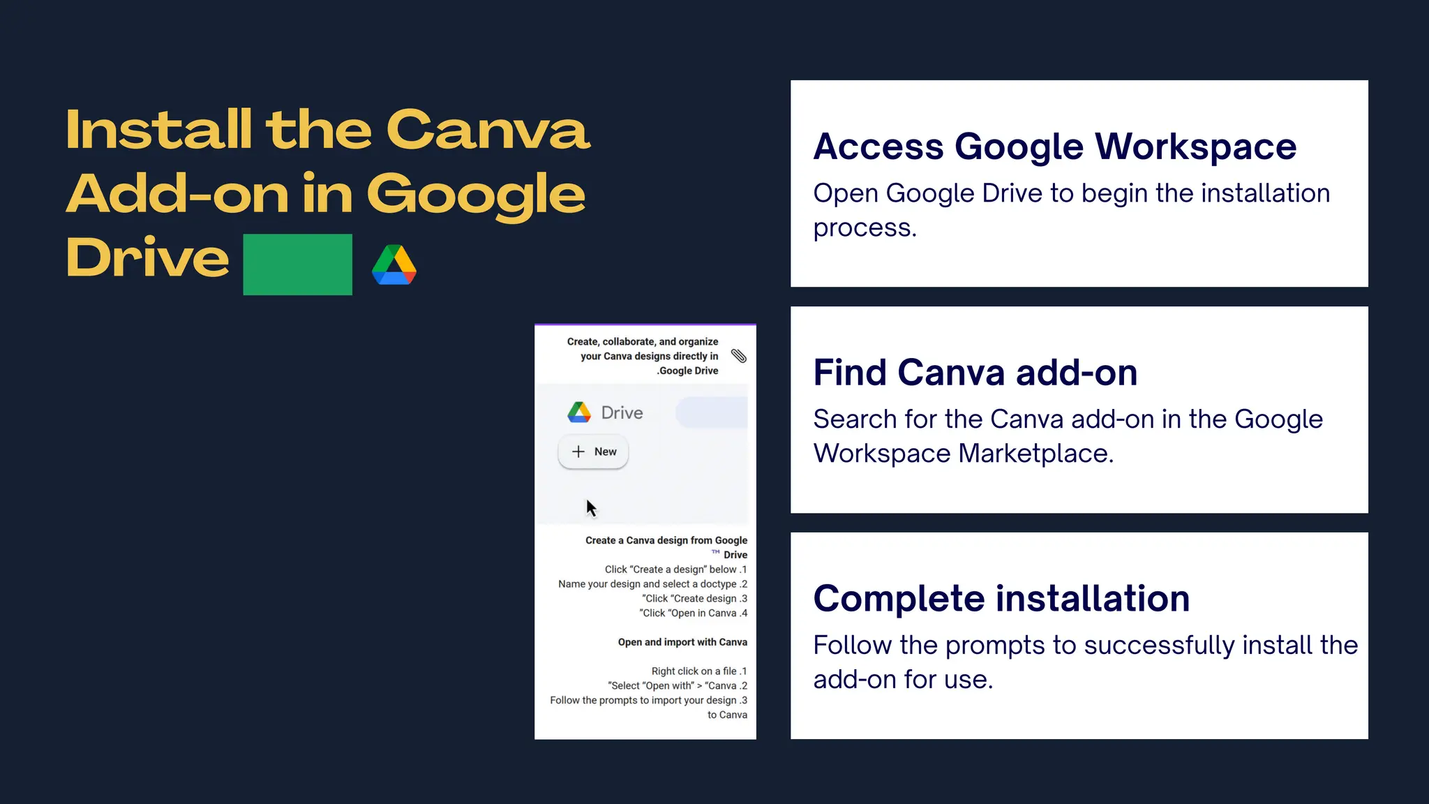 How to Connect Canva to Google Drive | Save Your Designs Safely | PDF