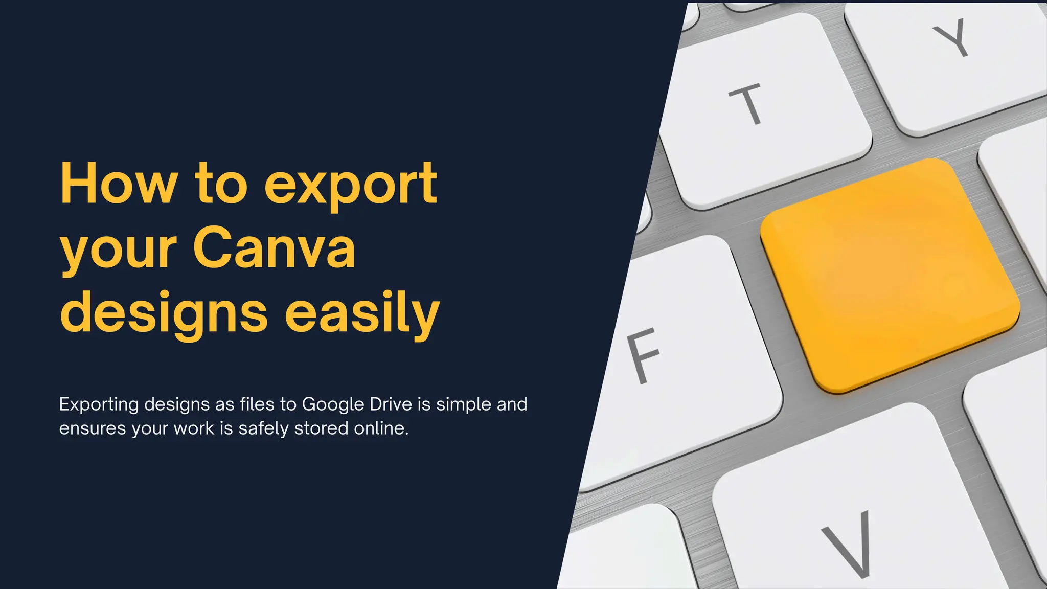 How to Connect Canva to Google Drive | Save Your Designs Safely | PDF