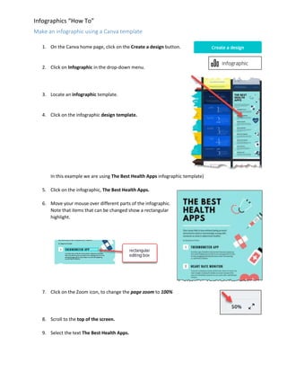 A basic How To make an infographic with Canva | PDF