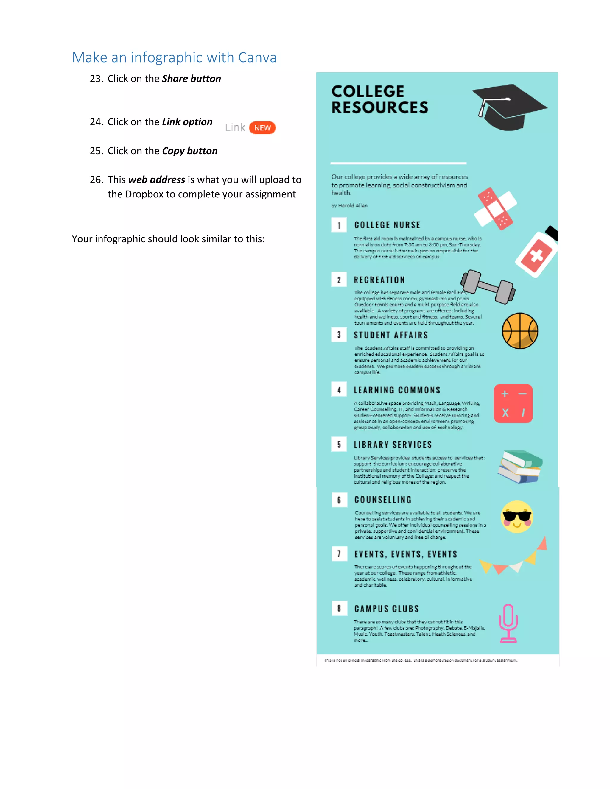 Make an Infographic with Canva | PDF
