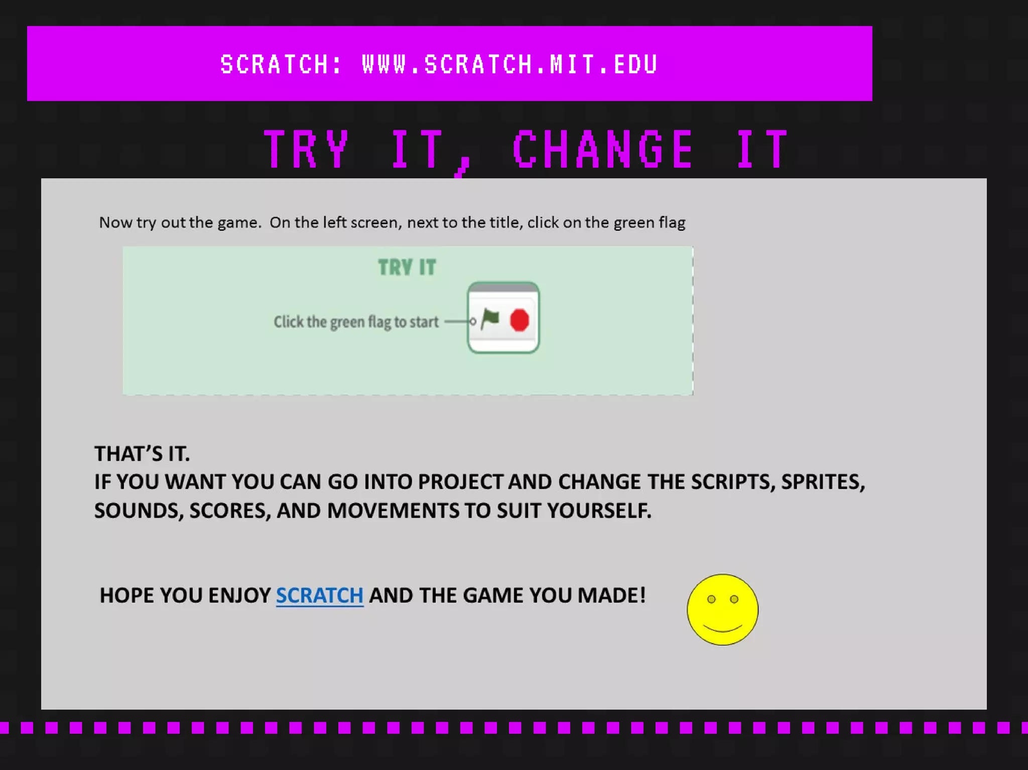 Recreation with Scratch Animation Presentation | PDF