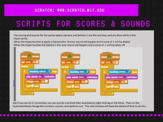 Recreation with Scratch Animation Presentation | PDF